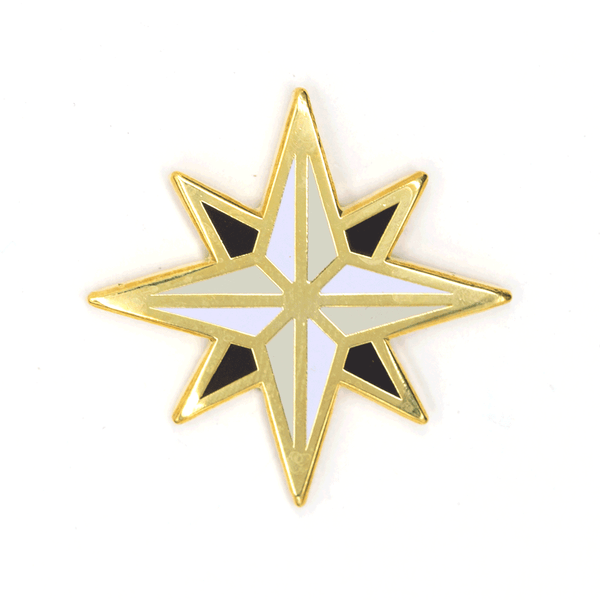 Compass brooch store