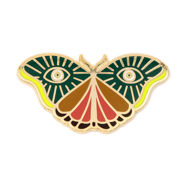 Evil Eye Moth Pin – These Are Things
